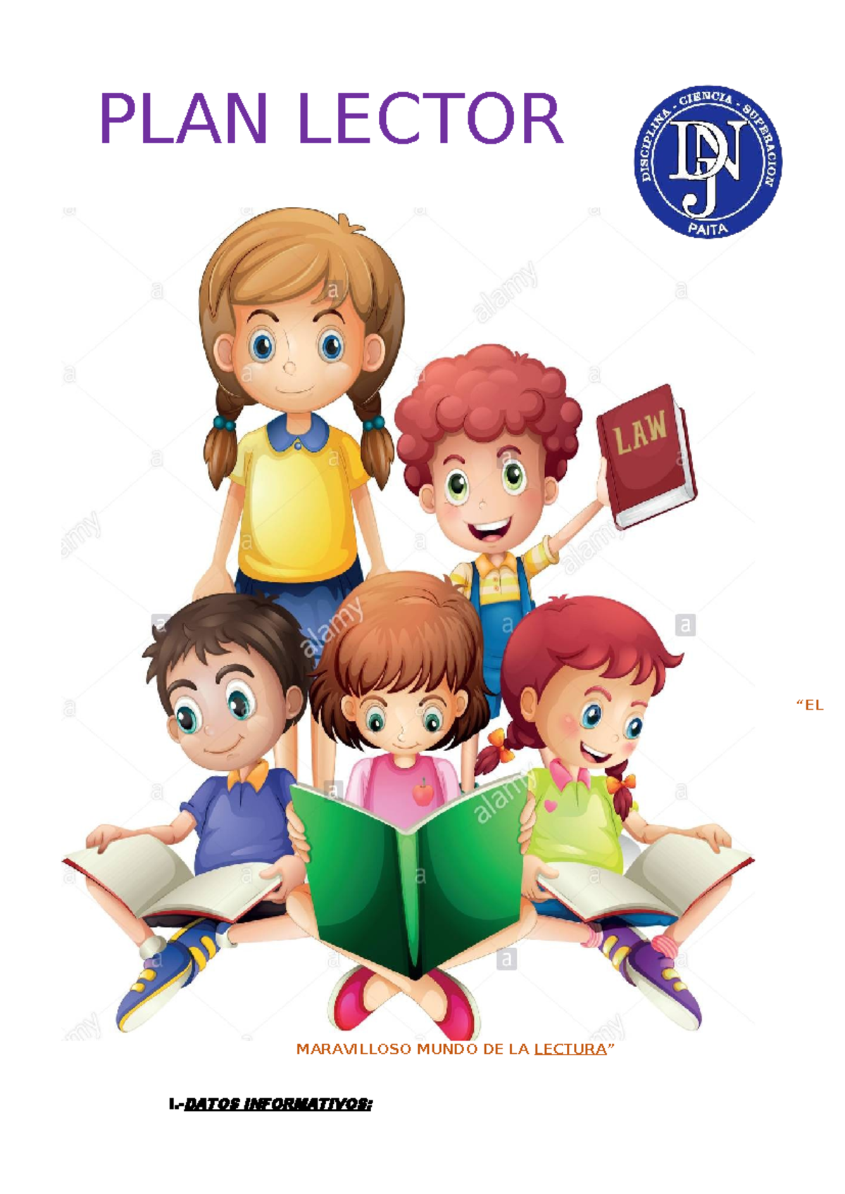 PLAN Lector 6TO 2024 - PLAN LECTOR “EL MARAVILLOSO MUNDO DE LA LECTURA ...