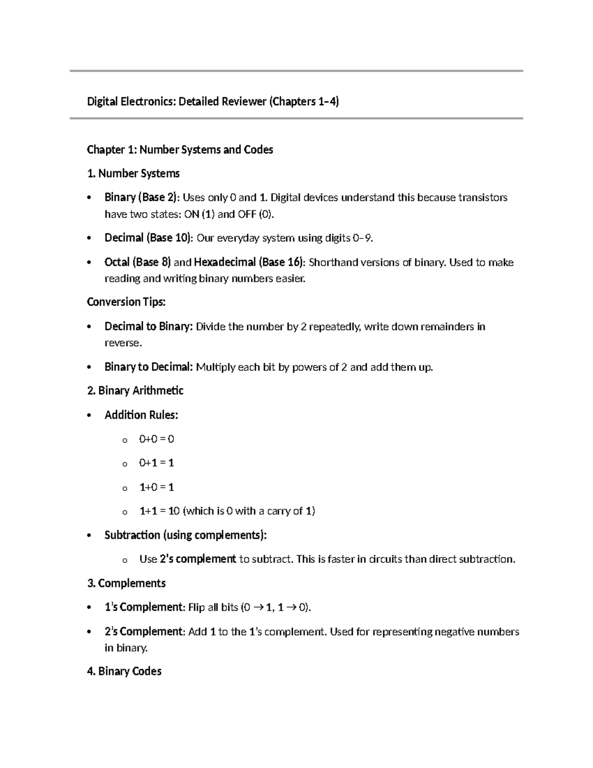 Digital Electronics: Comprehensive Review of Number Systems & Logic ...
