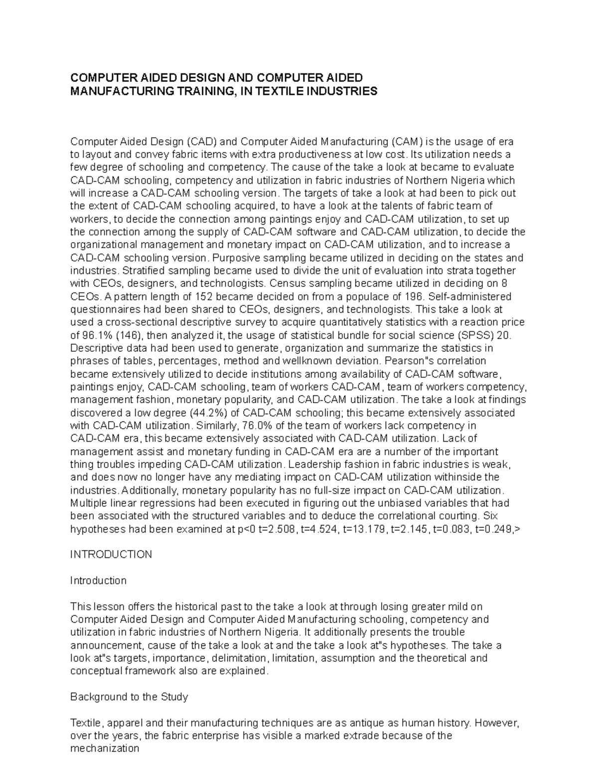 Computer Aided Design AND Computer Aided Manufacturing Training, IN ...