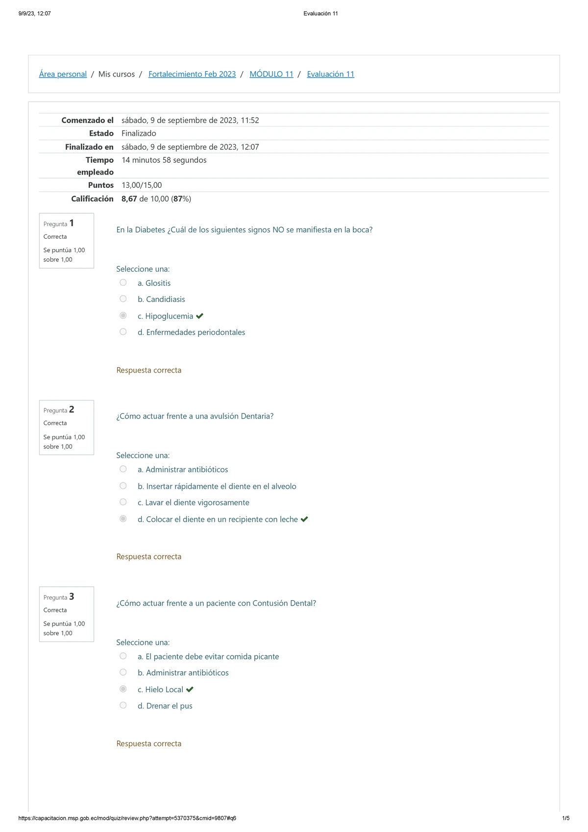 Banco de Preguntas CACES - Exámenes de Medicina Octubre 2023 - Studocu
