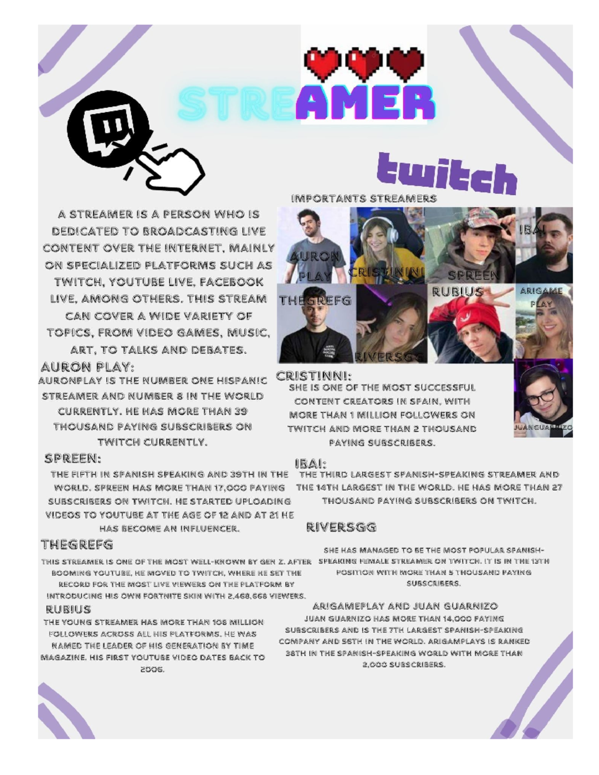 Ivan cartel - apoyo para apuntes - STREET AMER L twitch IMPORTANTS ...