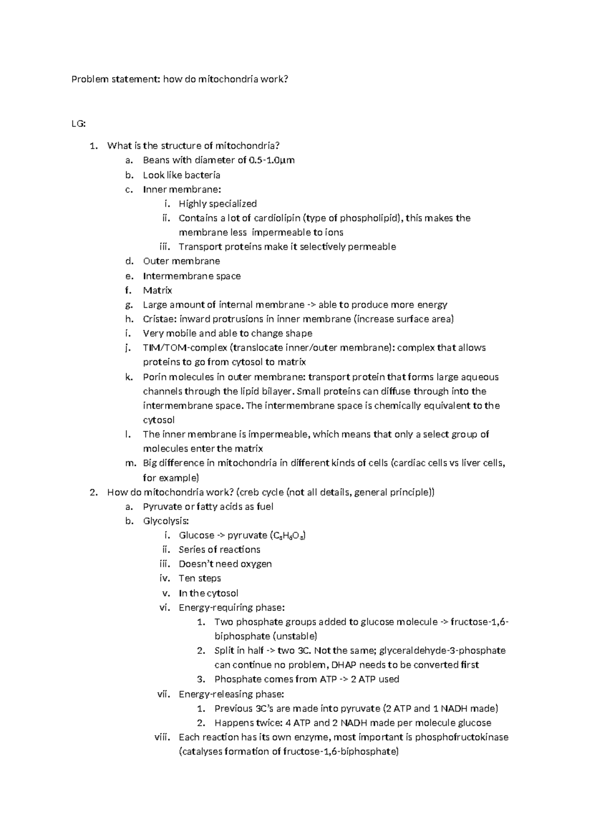 Course 1 Case 7 - Mitochondrial Structure and Function Analysis ...