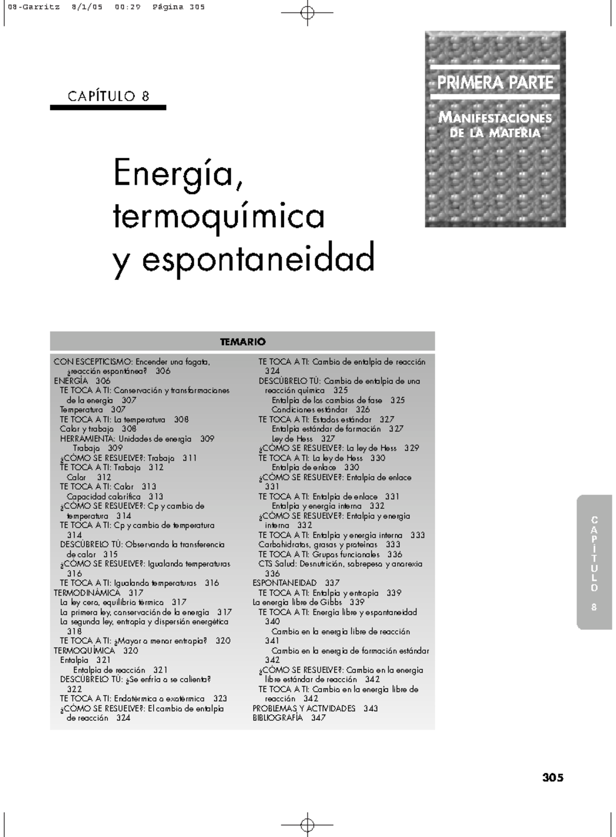 Termodinamica Garritz-Gasque-Martinez Capitulo 8 25230 - C A P Í T U L O 2 C A P Í T U L O 8 I N ...