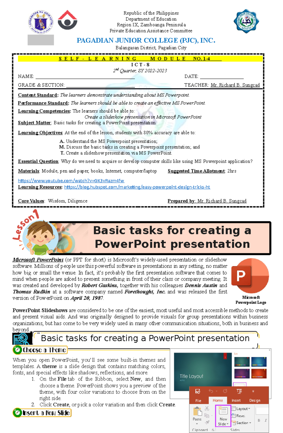 ICT-8 Module 1 Q2 - Hope it helps. - Microsoft PowerPoint (or PPT for ...