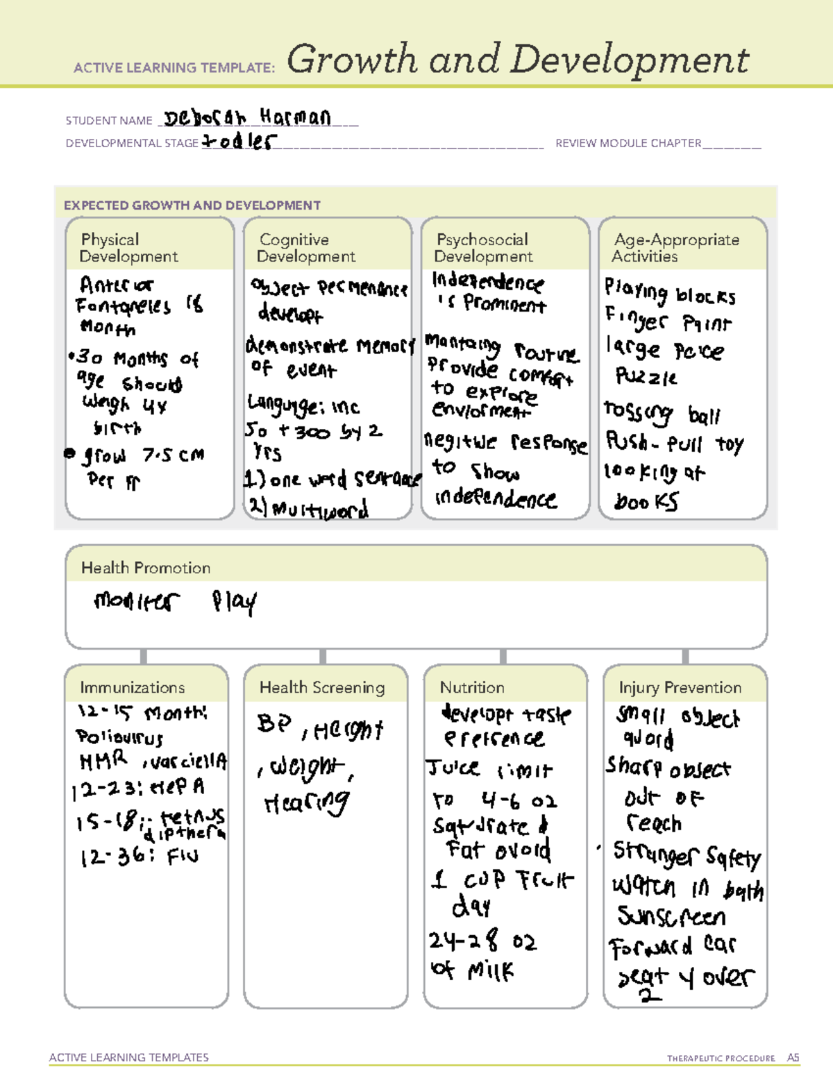 Active Learning Template toddler - ACTIVE LEARNING TEMPLATES ...