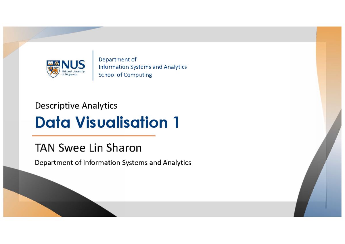 Data Visualization 1: Key Concepts and Techniques in Descriptive ...