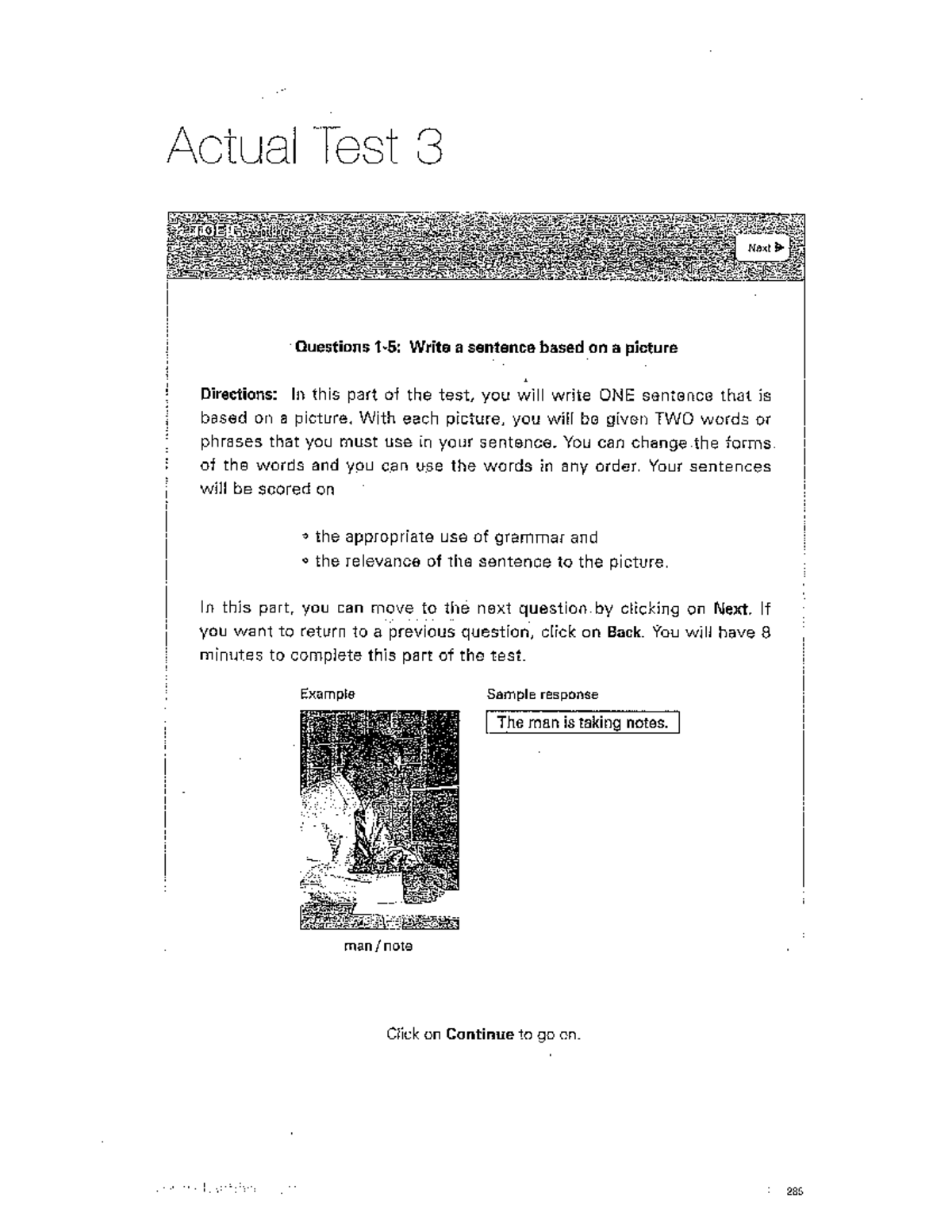 AT T3 - ATT3 - Actual Test 3 FOEIG Anting Next Questions Write a ...