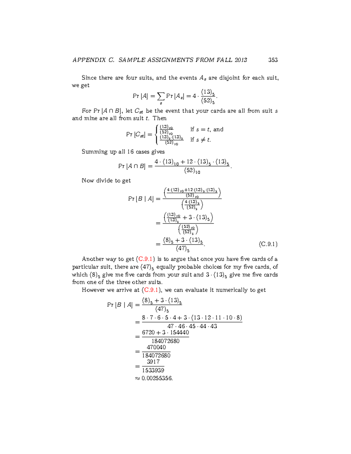 Tautology - APPENDIX C. SAMPLE ASSIGNMENTS FROM FALL 2013 353 Since ...
