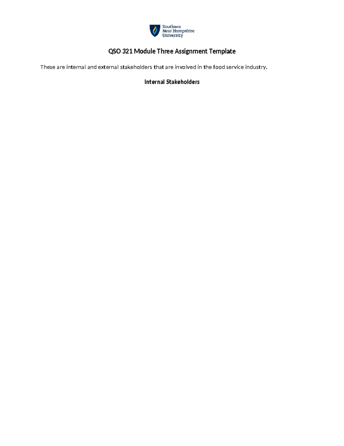 QSO 321 Module Three Assignment Sarah Kelly - QSO 321 Module Three ...