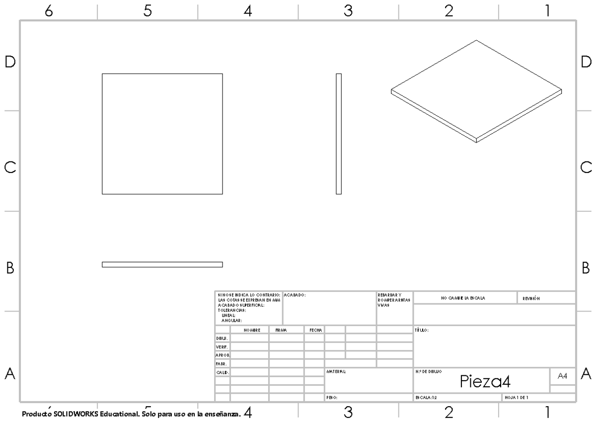 plano base 4x4 - PESO: A A B B C C D D 6 6 5 5 4 4 3 3 2 2 1 1 DIBUJ ...
