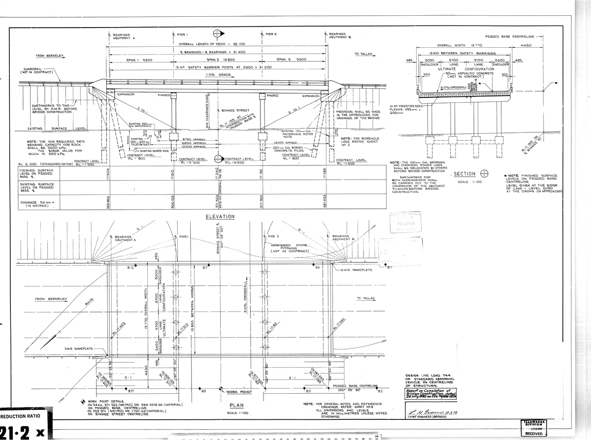 CIVL5276 - Workshop Week 7 - Bridge 2 Construction Drawings - Studocu