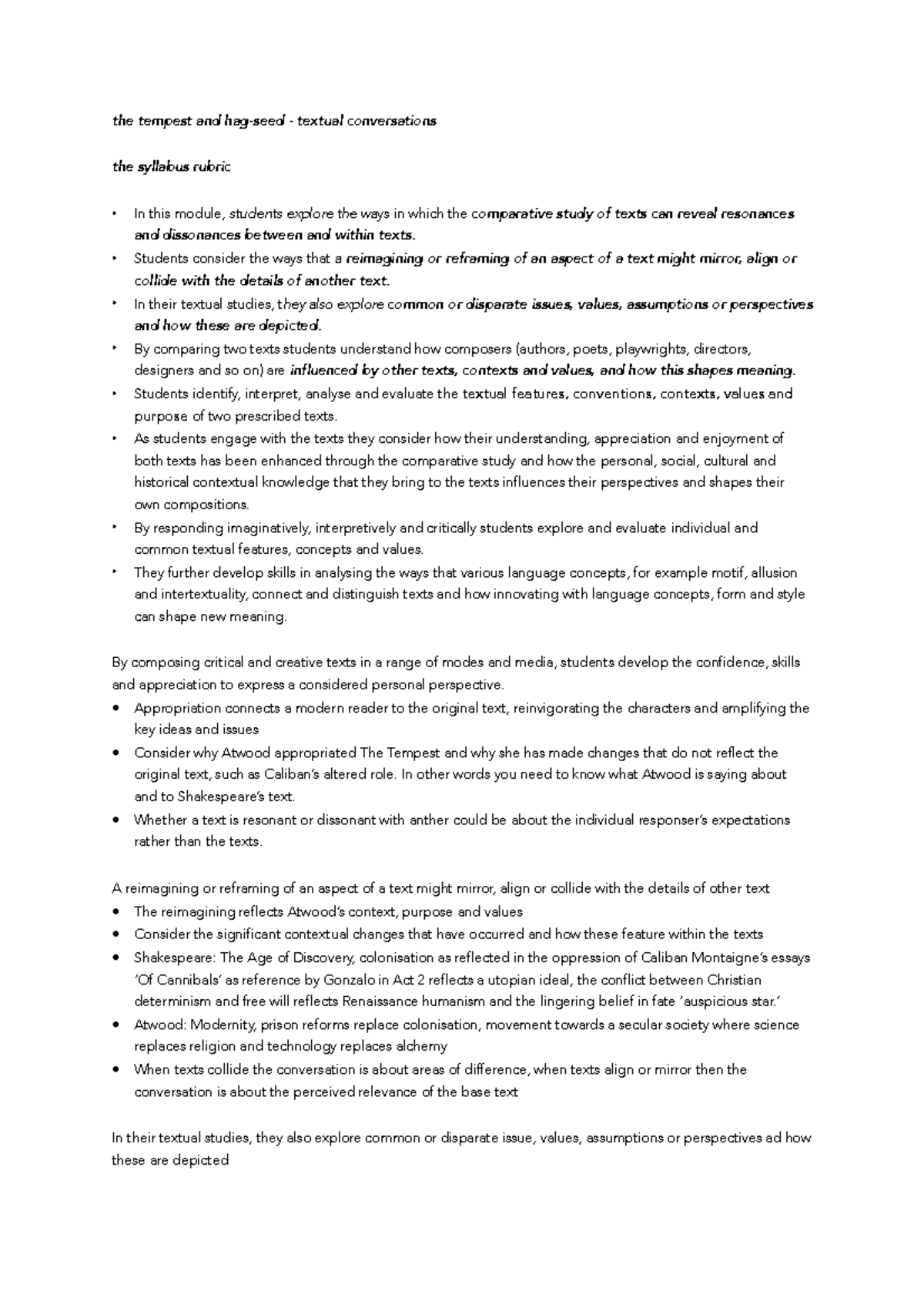 Comparative Analysis of "The Tempest" and "Hag-Seed": Insights and ...