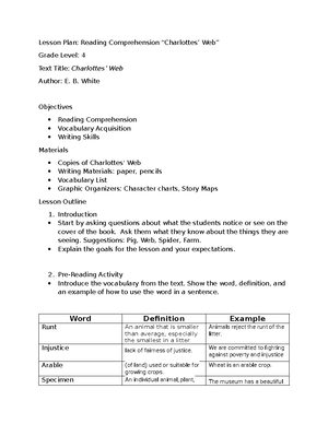 [Solved] Develop a textdriven reading comprehension lesson plan ...