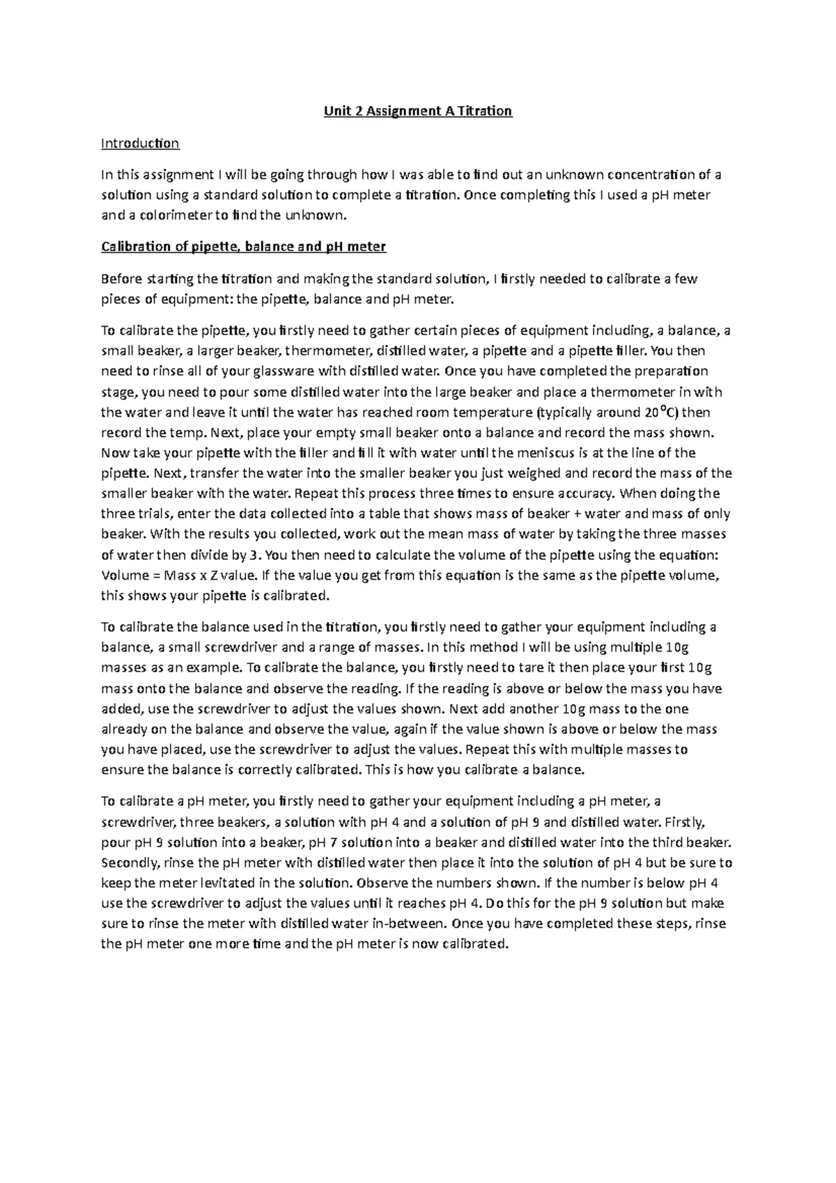 Unit 1 Revision Physics - BTEC Applied Science Unit 1 Physics Unit 1 ...