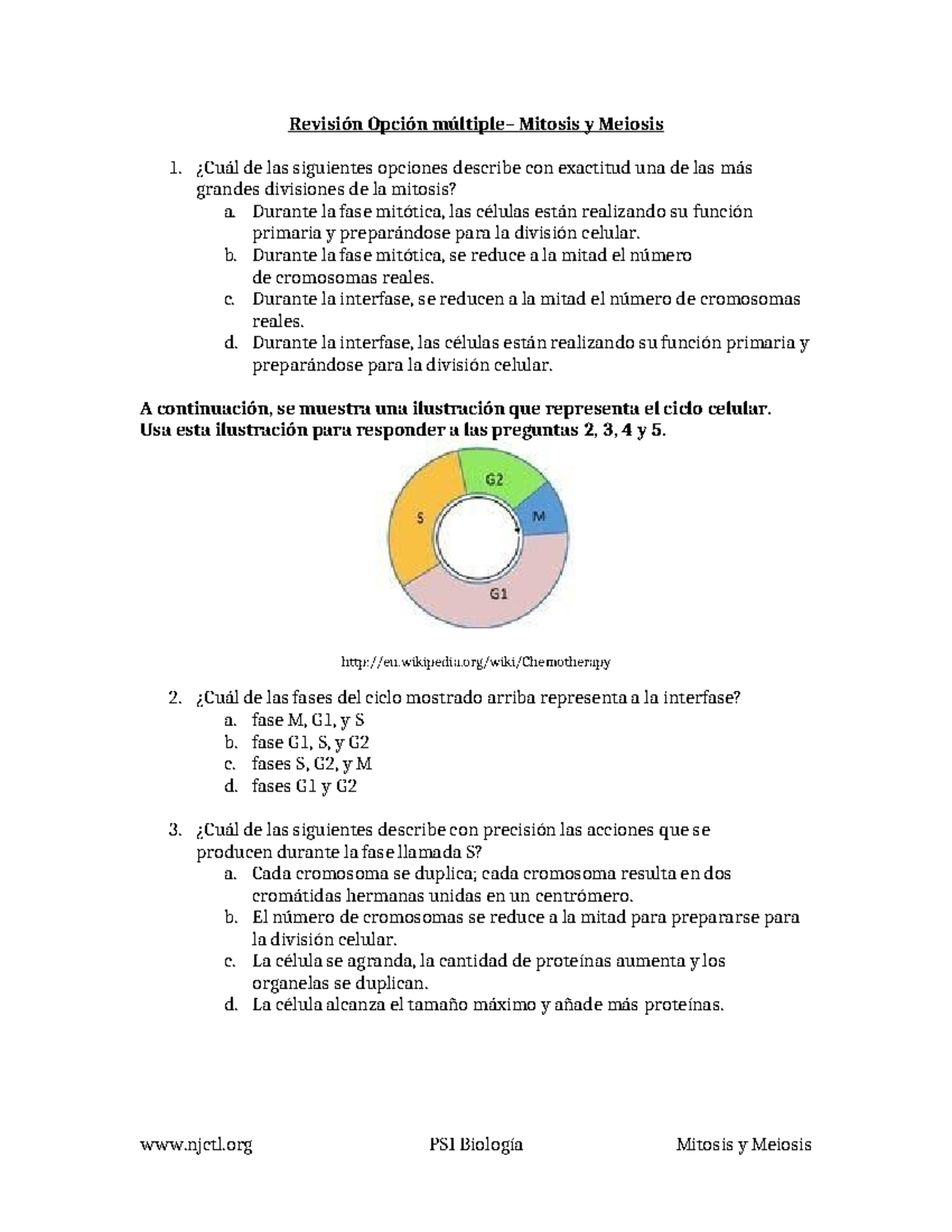 Hoja De Trabajo Comparando Mitosis Y Meiosis Con Respuestas Blink