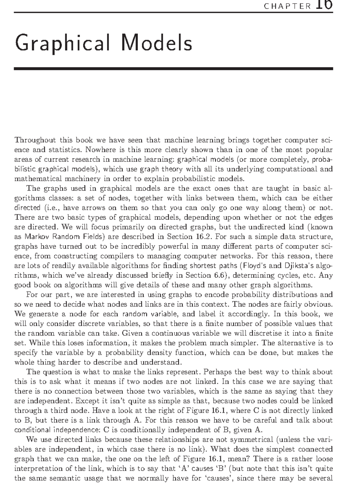 CHAPTER 16: Graphical Models in Machine Learning (Module 5 Notes) - Studocu