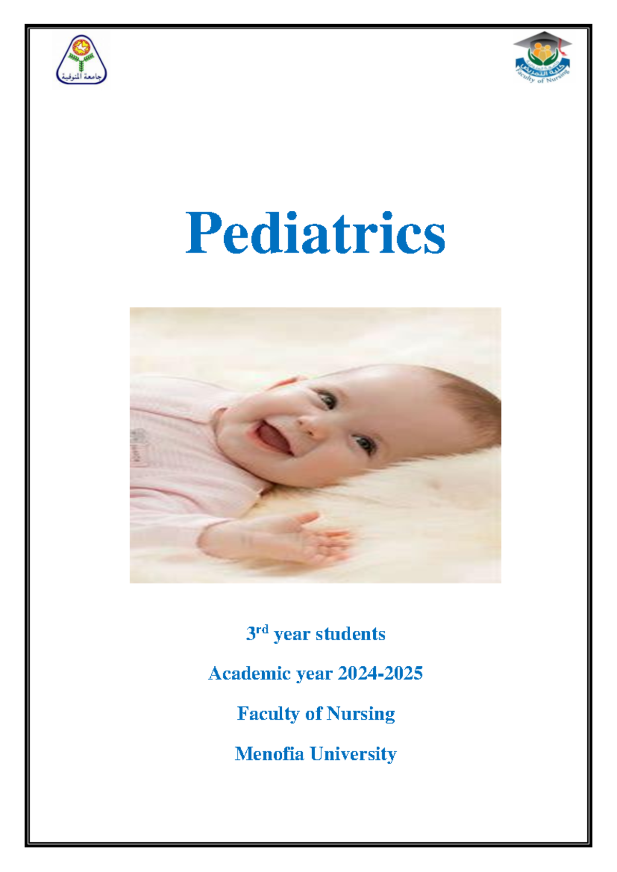 Pediatrics 3rd Year - Cardiology Chapter Notes and Key Concepts - Studocu
