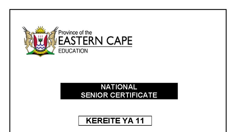 SESOTHO HL P1 GR11 MEMO EXEMPLAR 2020 - Studocu