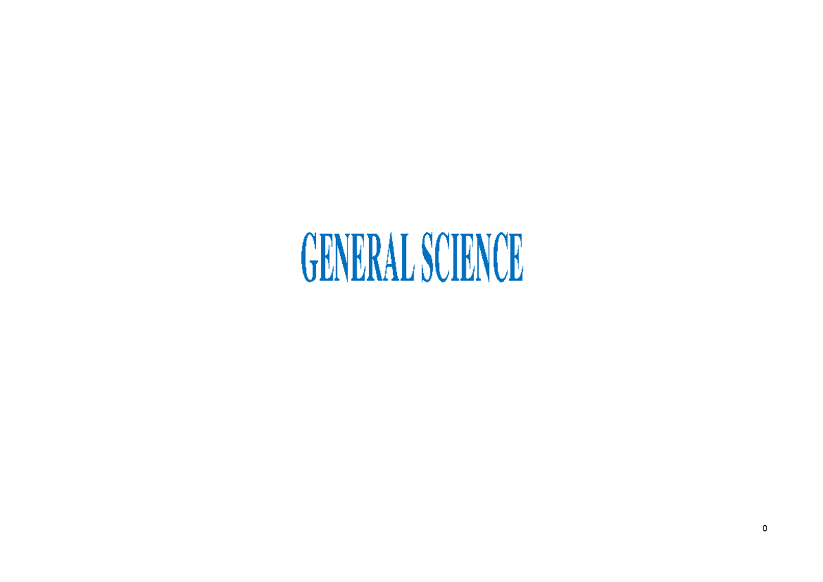 General Science Syllabus (GSCSL) - Final Version for BSSE - Studocu