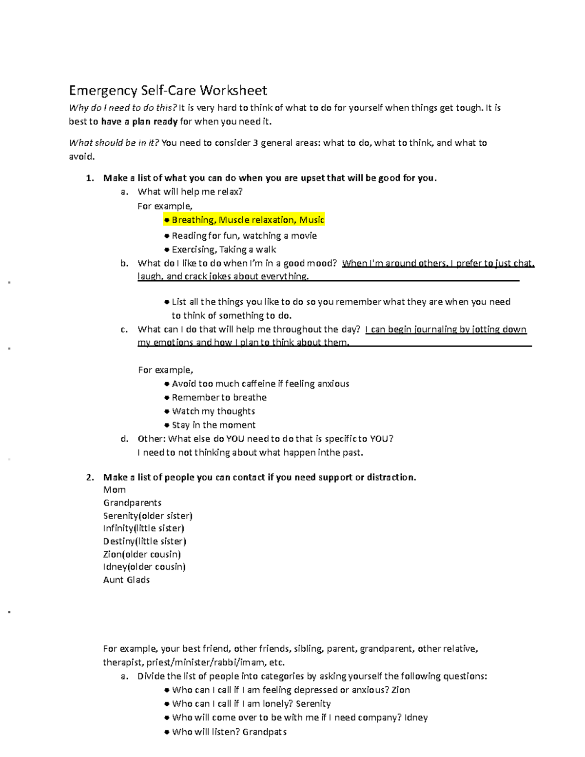Copy of emergency-self-care-worksheet.docx - Emergency Self-Care ...
