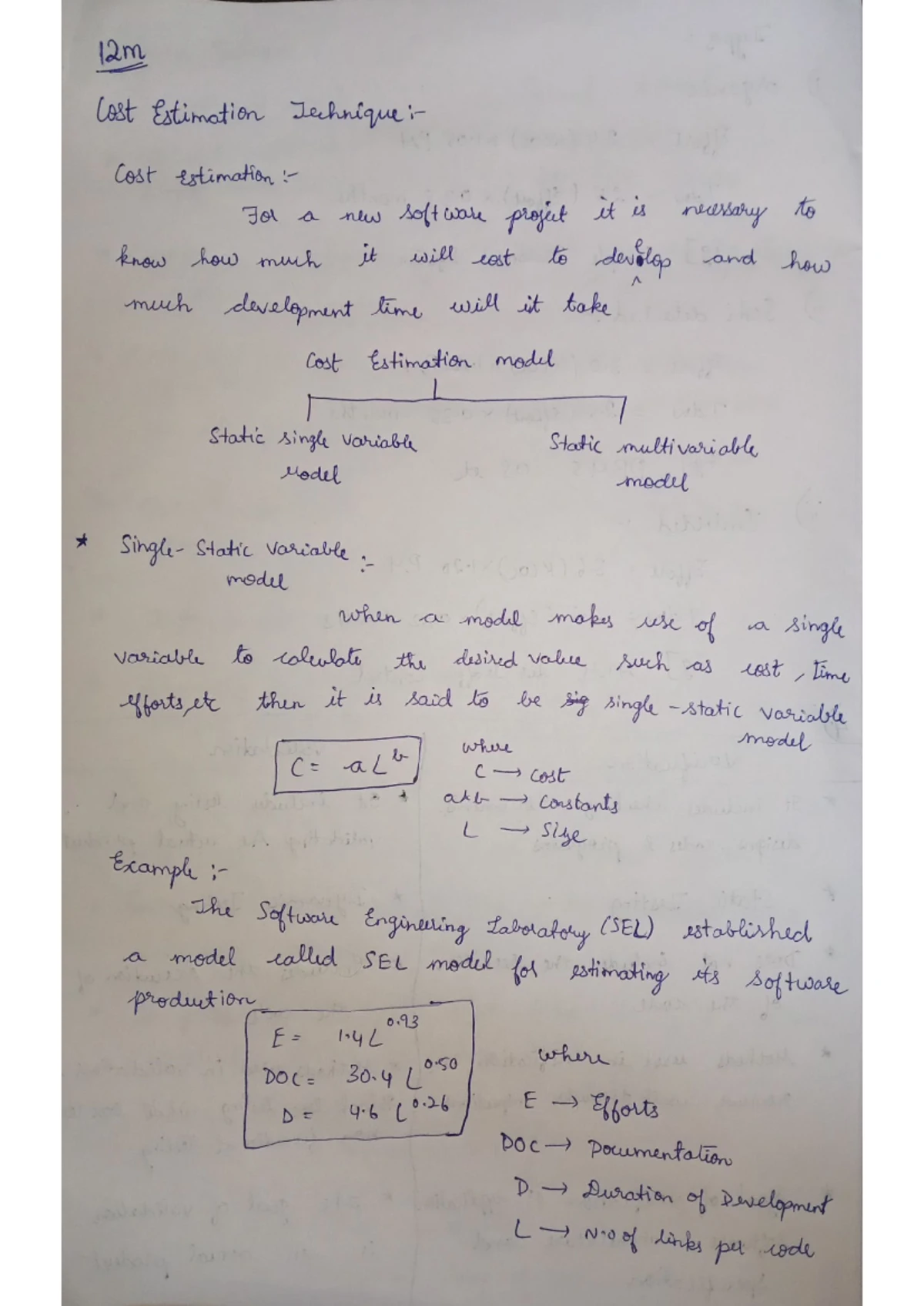 Unit-1: Short Notes on Software Engineering Principles and Practices ...