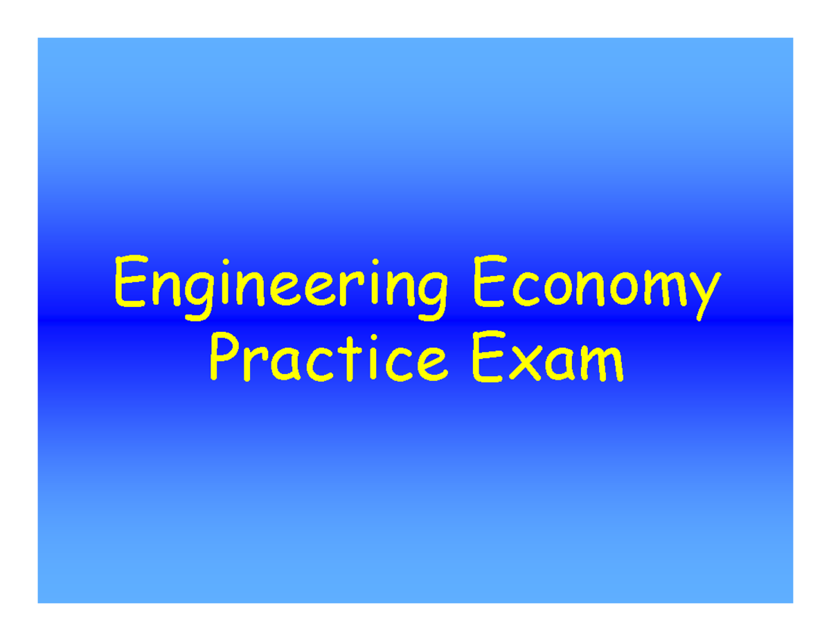 Sample/practice Exam 2016, Questions and Answers - Engineering ...