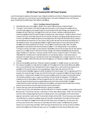 Danica Lanyon HIS 200 Applied History Module 8 - Module 8 Short ...