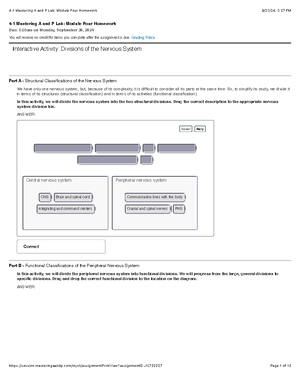 5-1 Mastering A and P Lab: Module Five Homework - Grading Policy ...