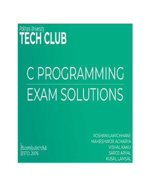 C notes - C programming - Programming in C Notes Roshan Khatri Junior ...
