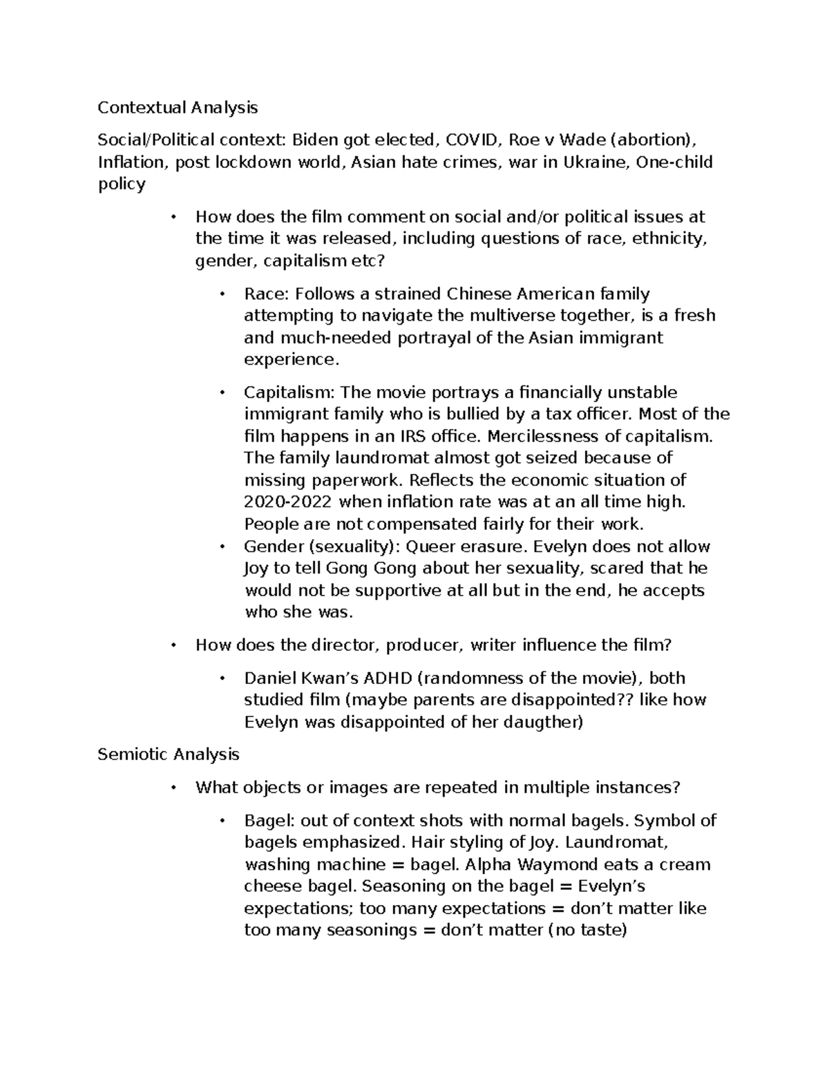 Eeaao Analysis: Social & Political Themes in Everything Everywhere All ...