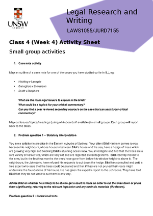 Legal Research and Writing-Effective legal writing- a practical guide ...