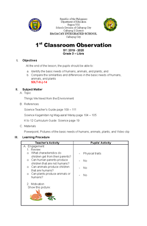 2nd Quarter Lesson PLAN IN Mathematics 3 - LESSON PLAN IN MATHEMATICS 3 ...