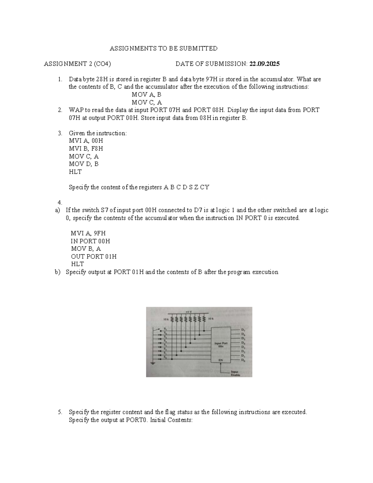 Assignment 2 (CO4) - Detailed Instructions and Solutions - Studocu