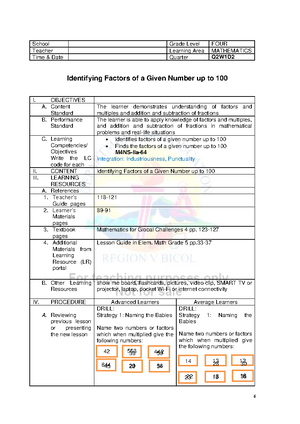 Noun or Naming Words - Lesson Plan - A Detailed Lesson Plan in English ...