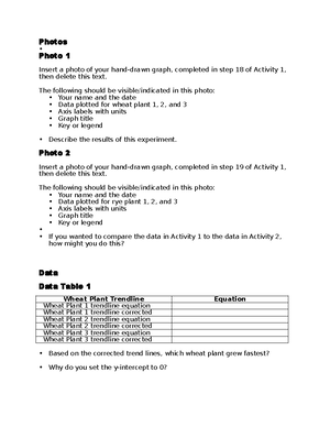 Lab #2 - Carrying Capacity and Demographics - Investigation Manual ...