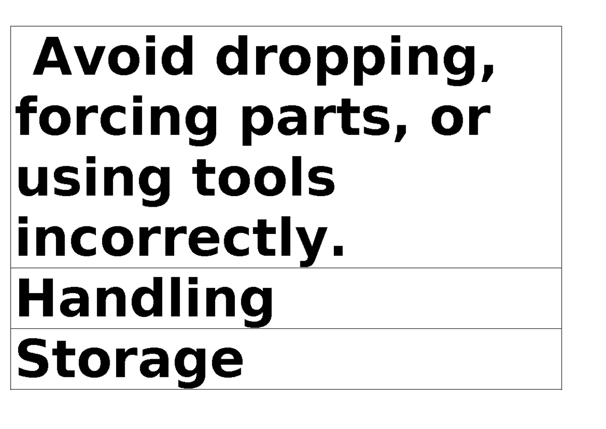 Proper Care and Storage of Technical Drawing Tools - MAT101 - Studocu