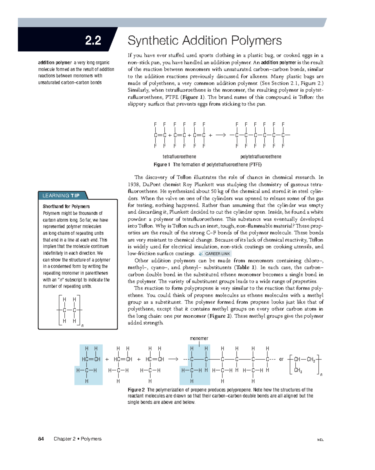 2.2 Synthetic Addition Polymers - 2 Synthetic Addition Polymers If you ...