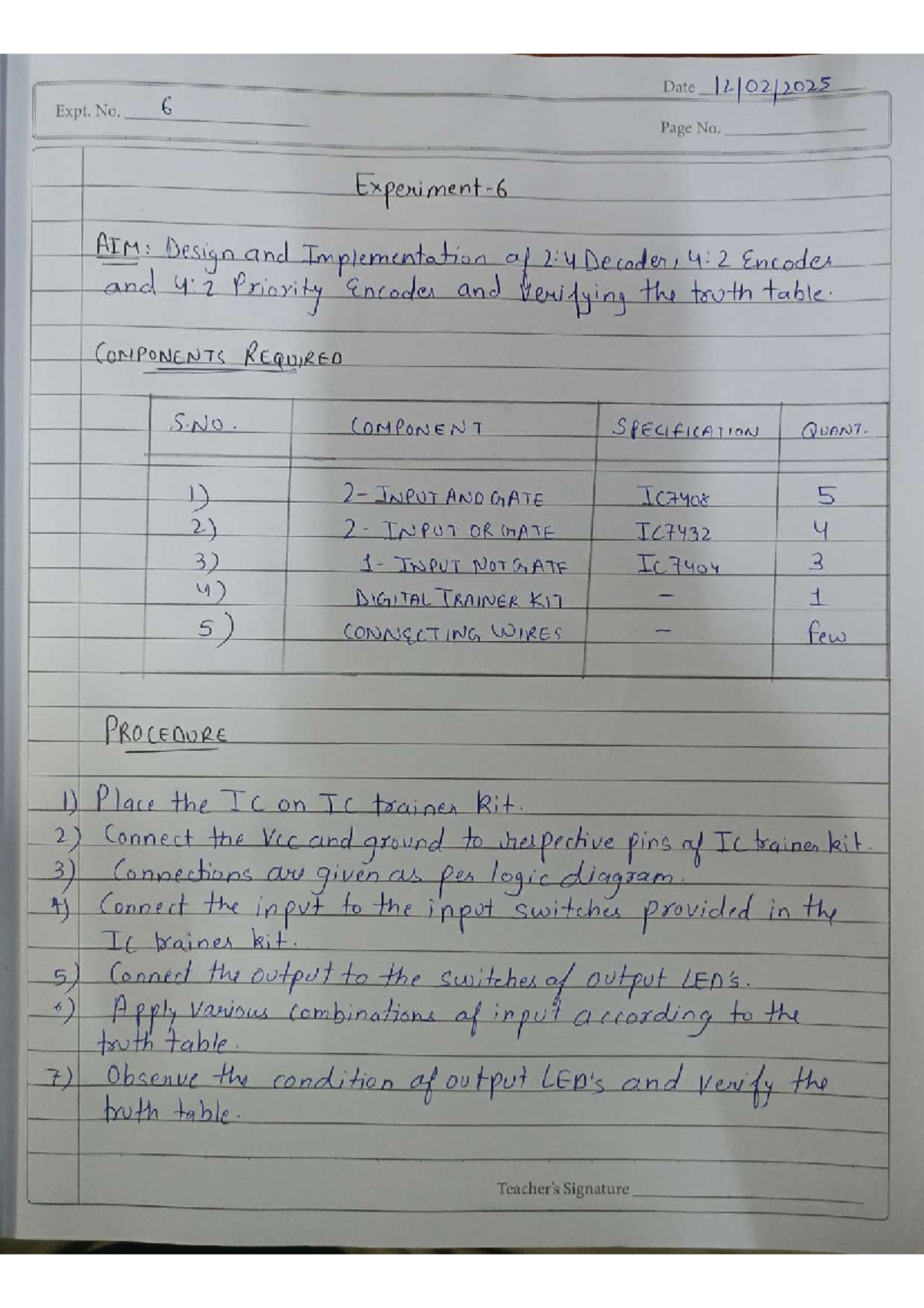 Experiment 6 DSD: Designing 2:4 Decoder & 4:2 Encoders Analysis - Studocu