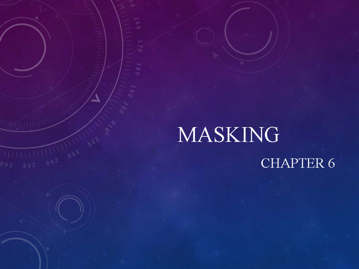 Masking Methods for BC: Chapter 6 - Cross Hearing in Audiometry - Studocu