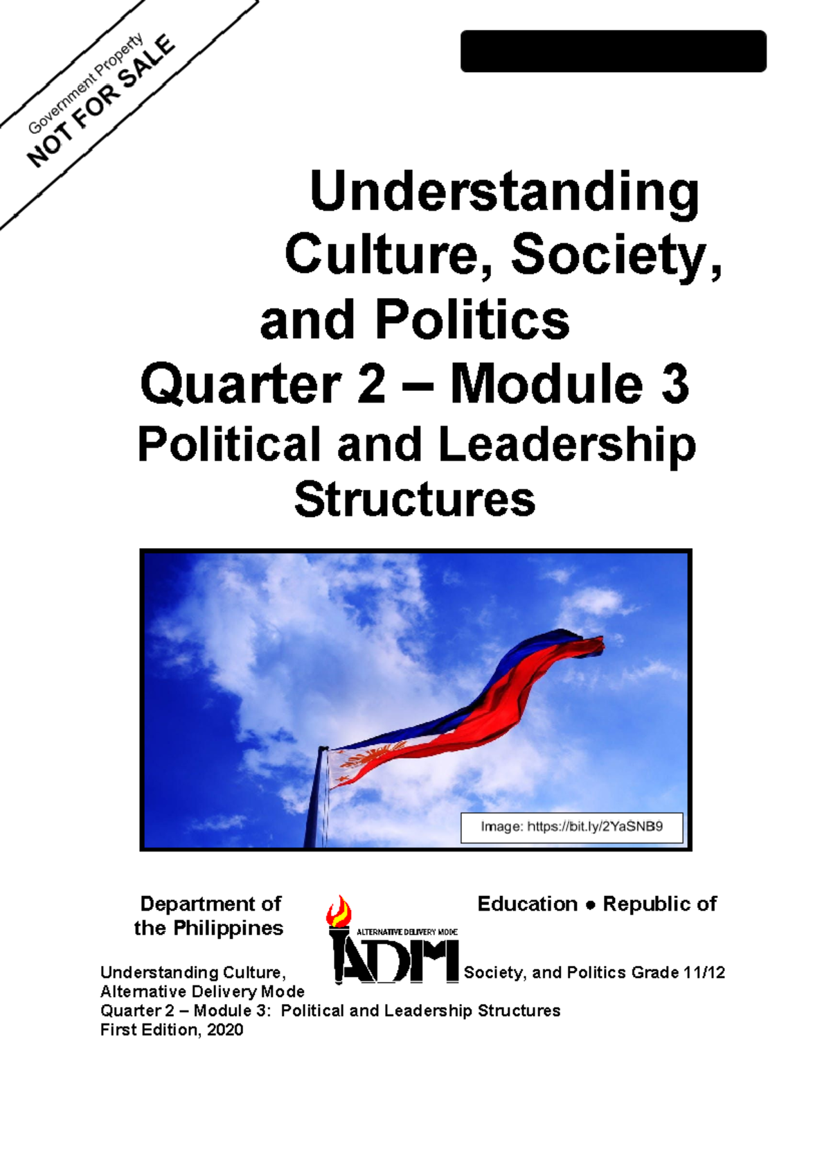 UCSP11 Q2 Mod3: Political & Leadership Structures Overview - Studocu