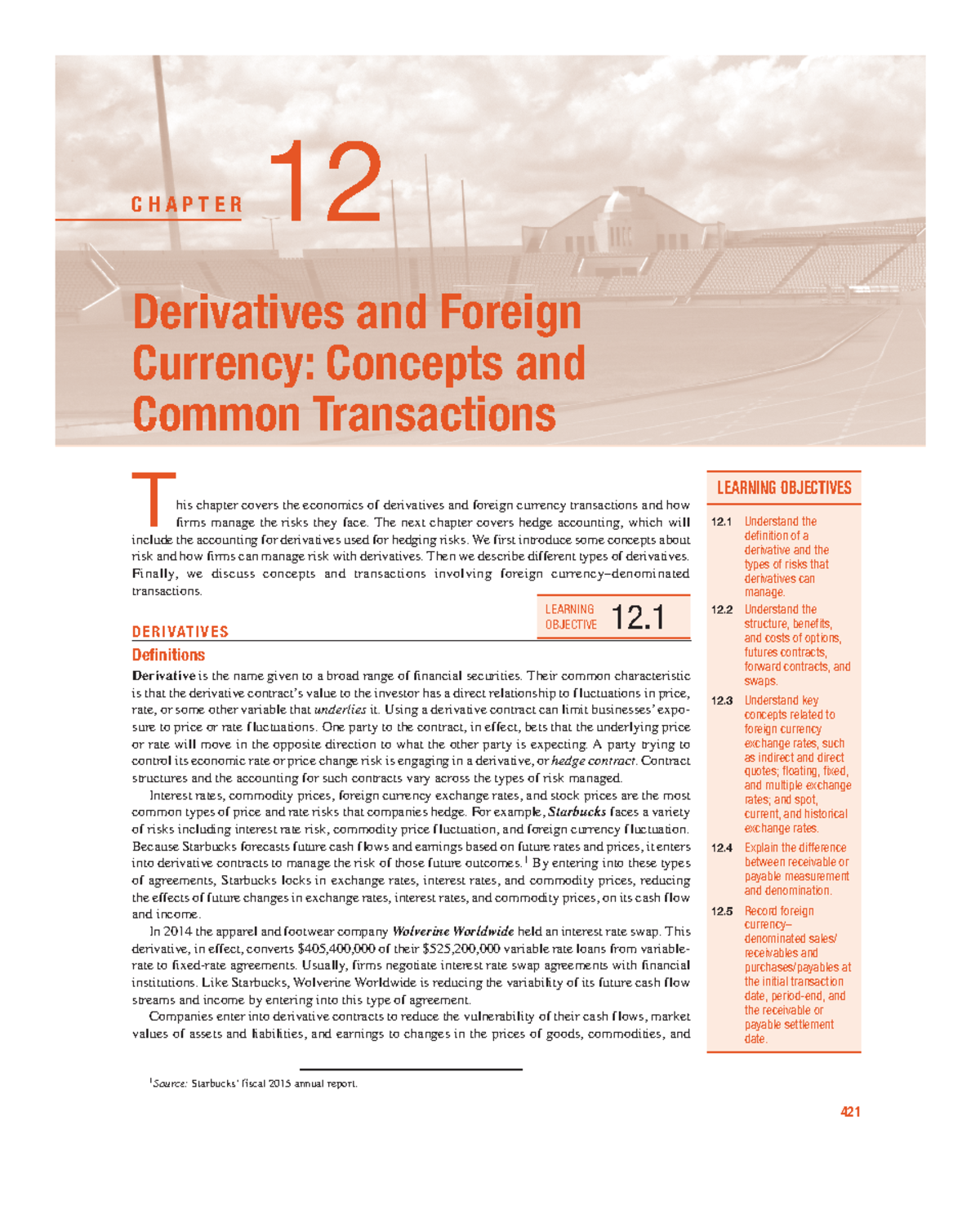 Chapter 12: Derivatives & Foreign Currency Management Concepts - Studocu