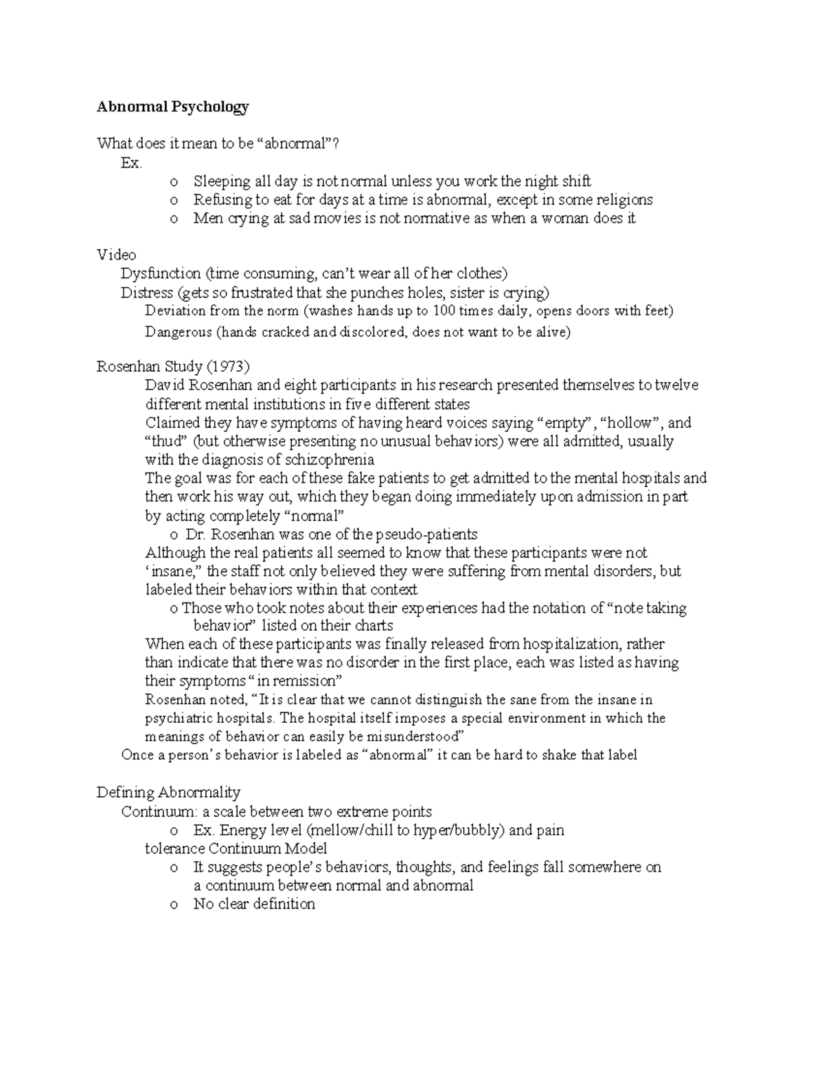 Abnormal Psychology: Understanding Mental Illness & Behavior Dynamics ...