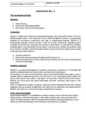Ai Lab4 - TO IMPLEMENT FAMILY TREE IN PROLOG - Artificial Intelligence ...