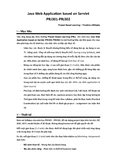 Web-Based Java Applications - PRJ301 - FPT - Studocu