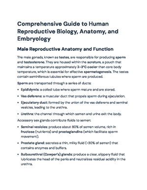 Comprehensive Guide to Human Anatomy & Physiology (BIO 101 ...