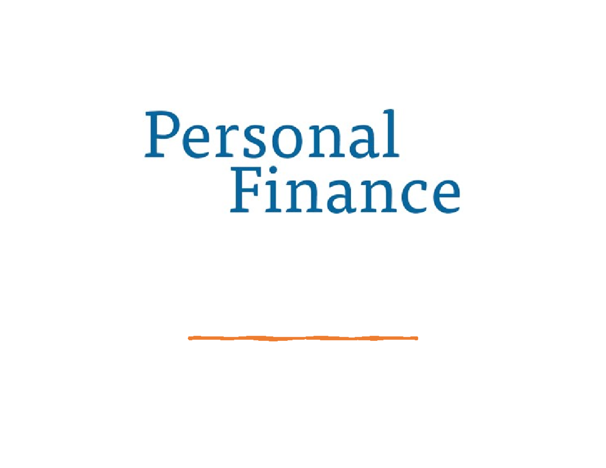 TCCN Chapter 5: Personal Financial Protection Plan Overview - Studocu