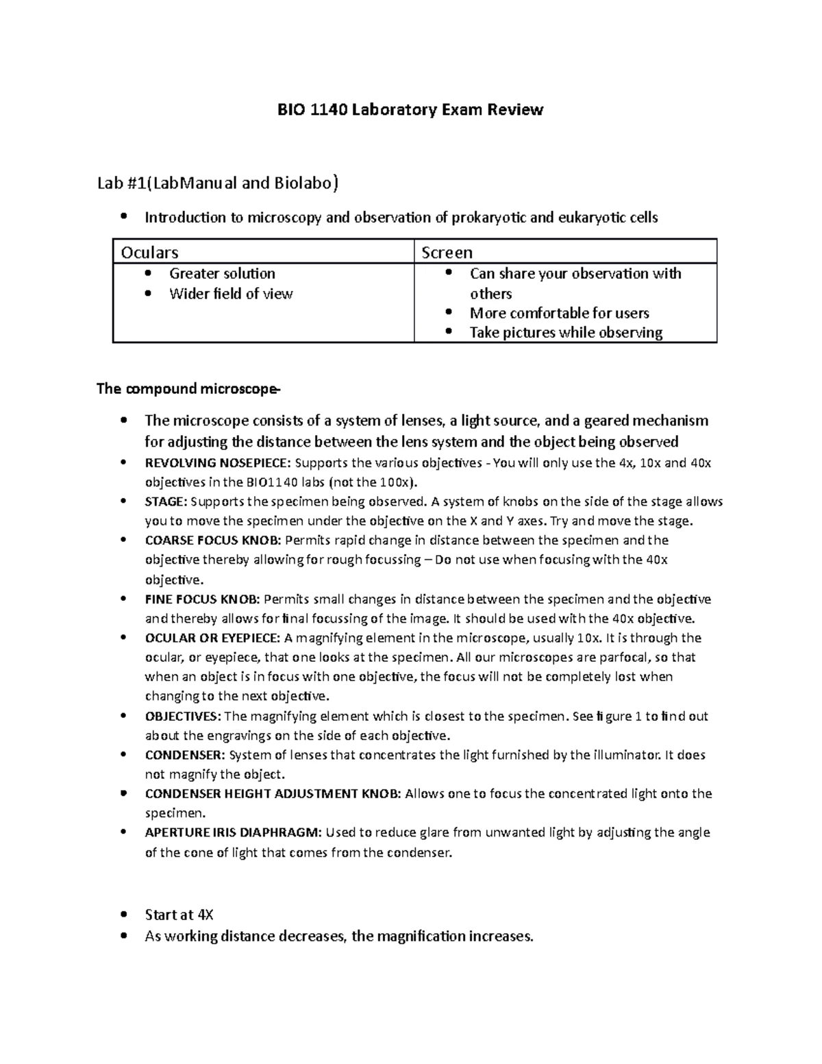 Final Exam Prep: Unit 1 & 2 Macromolecules & Membrane Transport - Studocu