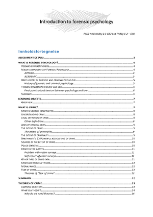 [Solved] If the patient has several psychiatric diagnoses how are they - Intro To Forensic ...