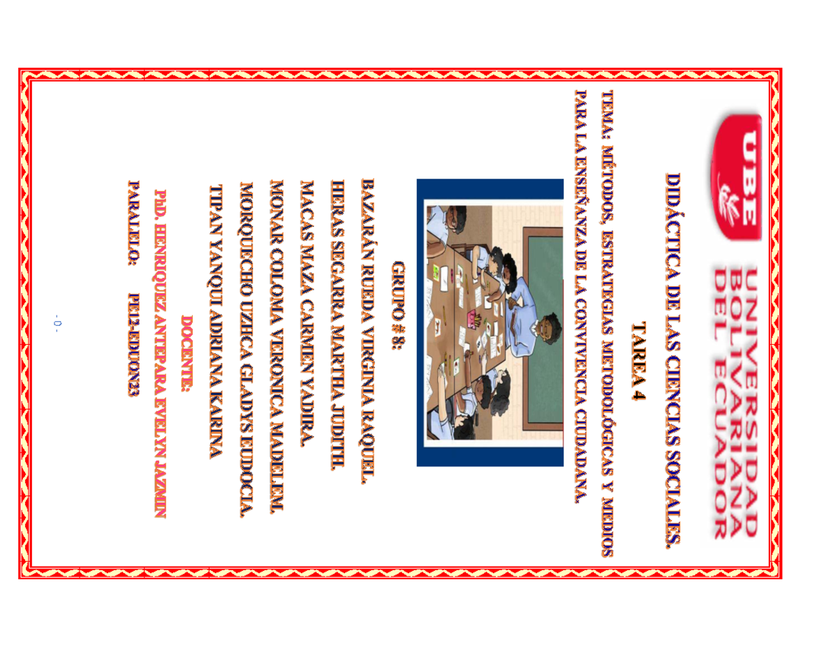 Plan de Clase: Deberes y Derechos Ciudadanos - 9no Año - Studocu