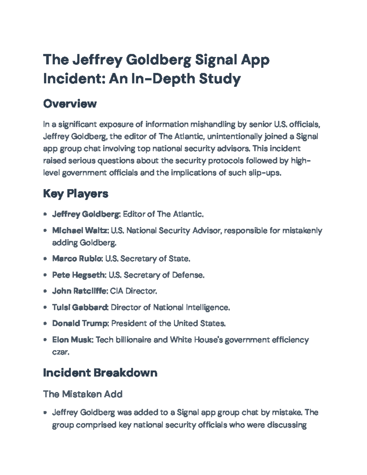 The Jeffrey Goldberg Signal App Incident: A Security Protocol Analysis ...